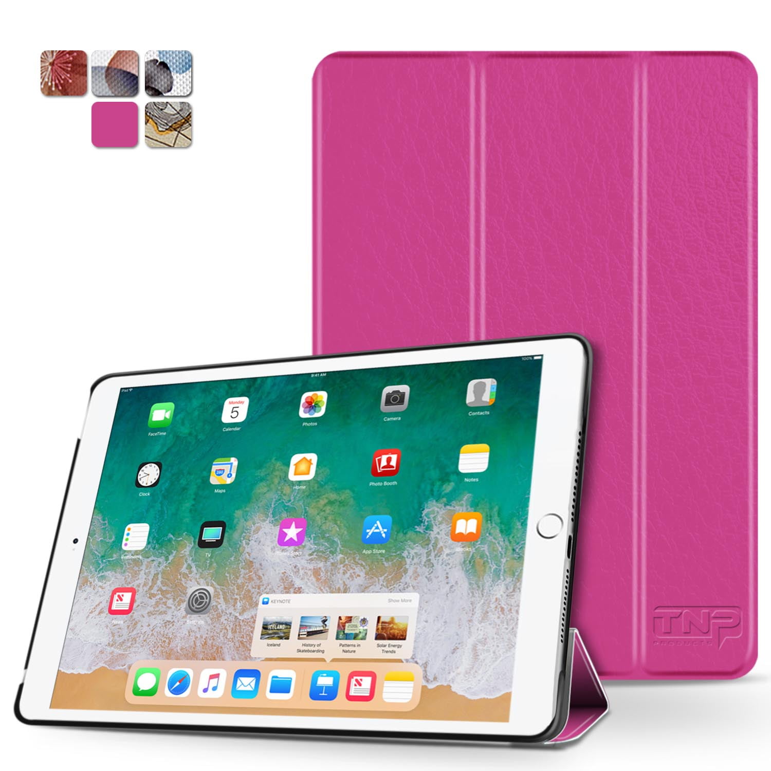 iPad Mini 4 Case (Hot Pink) - Ultra Slim Lightweight Folio Smart Cover ...