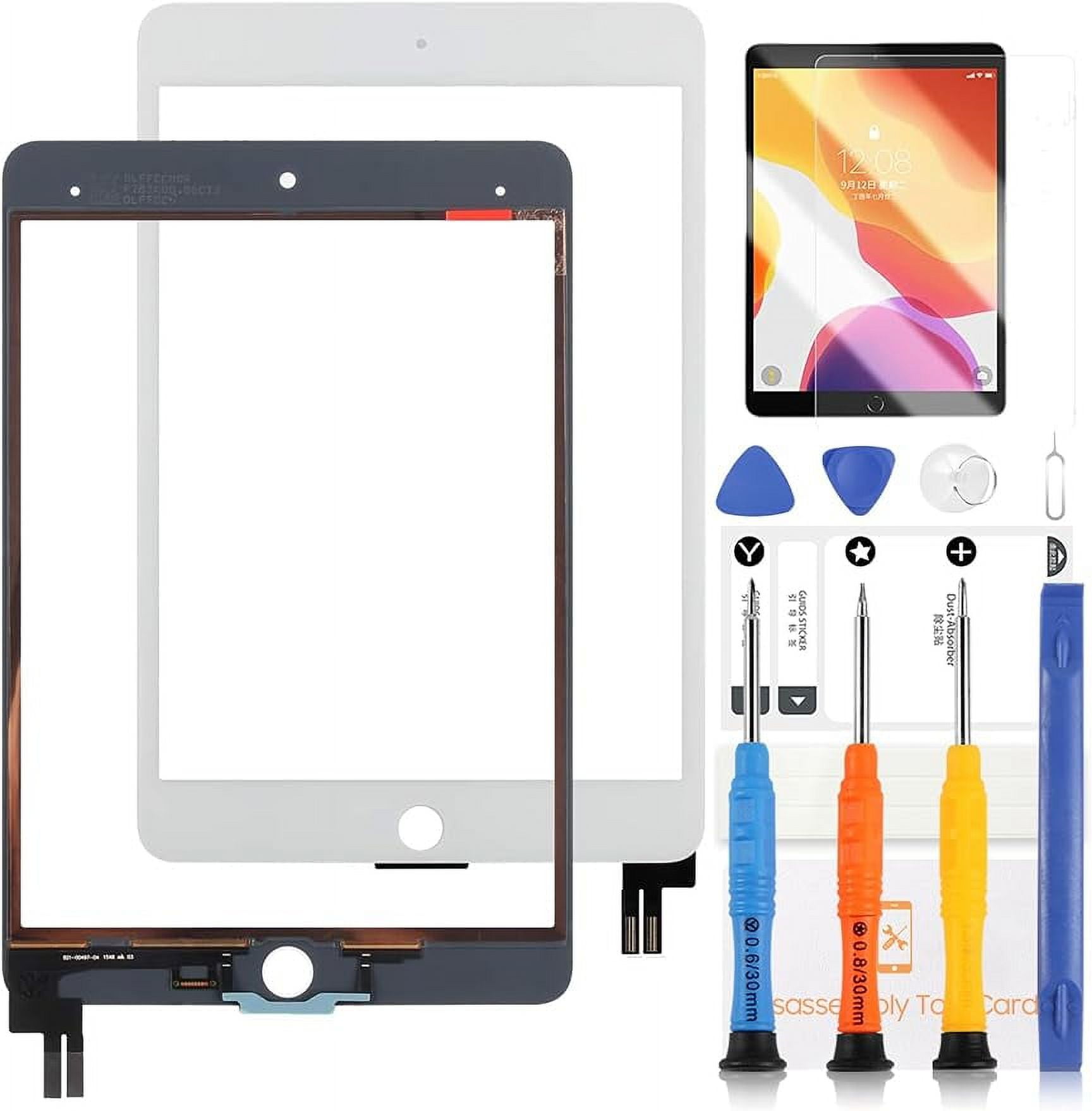 for iPad Mini 5 Screen Replacement White [Not LCD] for iPAD Mini 5 5th ...