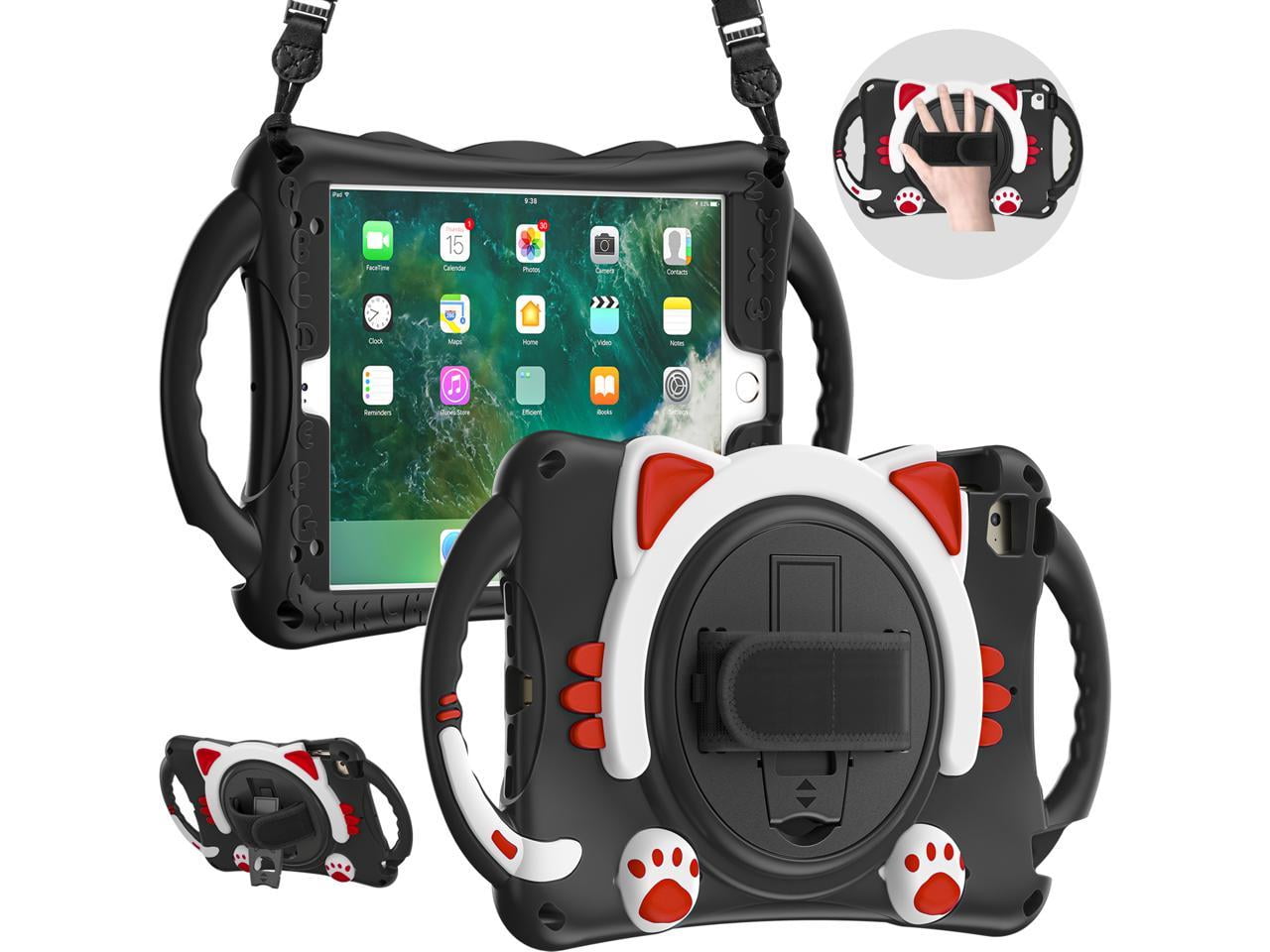 iPad Mini 5th/4th/3rd/2nd/1st Generation Case for Kids, Silicone Rubber ...