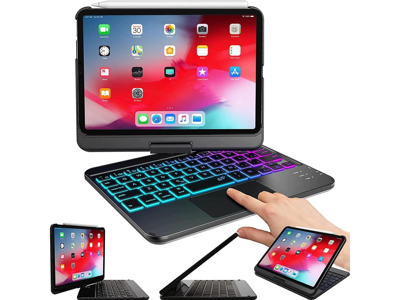 Werleo iPad Mini 6 Keyboard Case, Backlit, 360Â° Rotation, Multi-Touch ...
