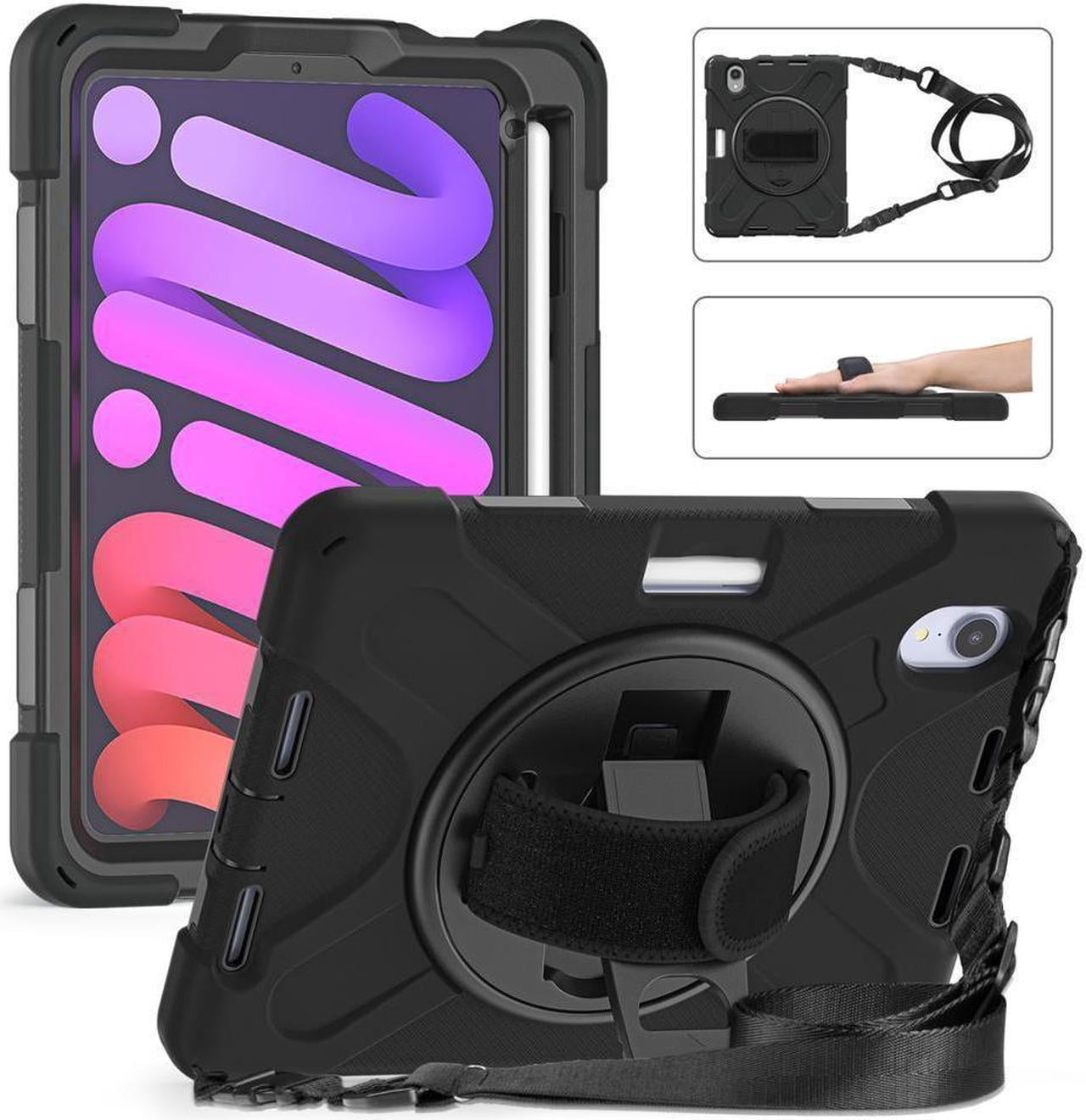 For iPad Mini 7 (A17 Pro) 2024/ Mini 6 8.3'' with Pencil Holder / 360 ...