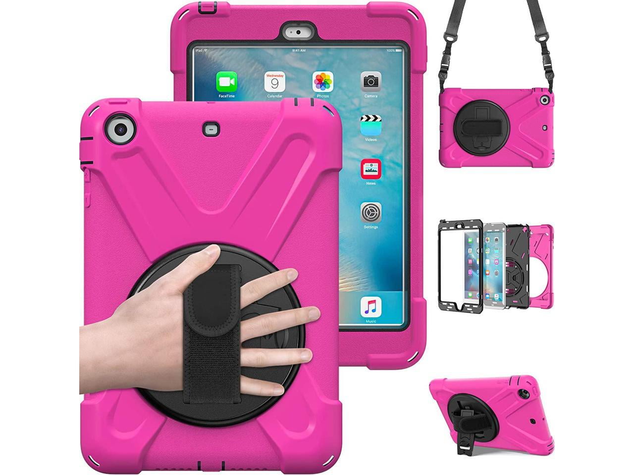 iPad Mini Case iPad Mini 1 2 3 Case Cover with 360 Degree Rotating ...