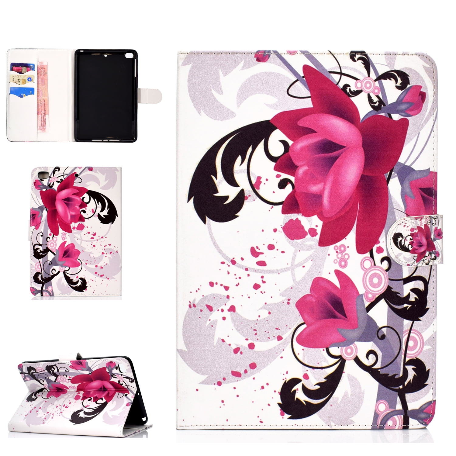 iPad Mini Stand Case, iPad Mini 4 3 2 1 Case, Allytech Pretty Pattern ...
