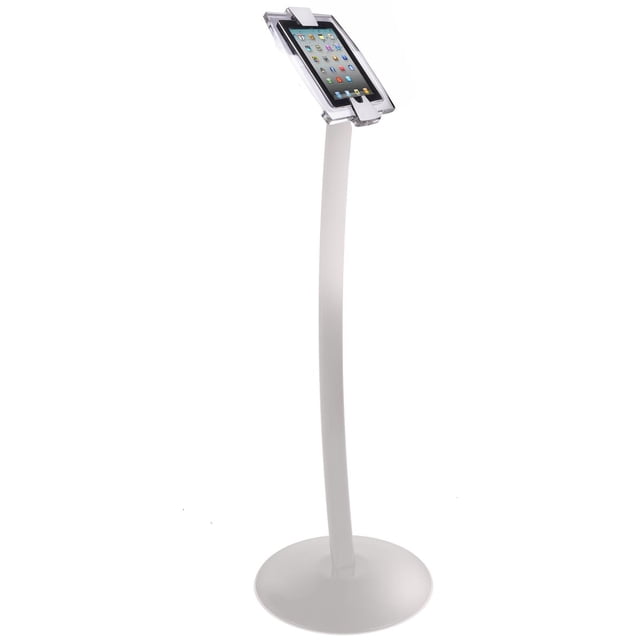 iPad Mini Tablet Floor Stand, Rotating and Tilting Acrylic Enclosure ...