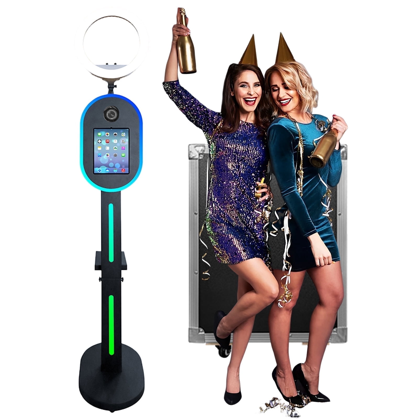 WideMeet Ipad Photobooth Stand Selfie Machine With Ring Light for 10.2 ...