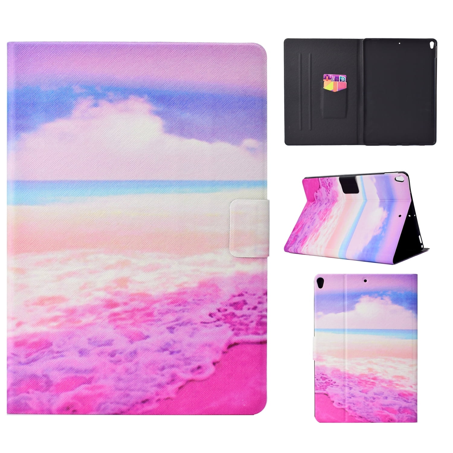 iPad Pro 10.5" Case Girls, Allytech Ultra Slim Colorful Pattern Folio ...