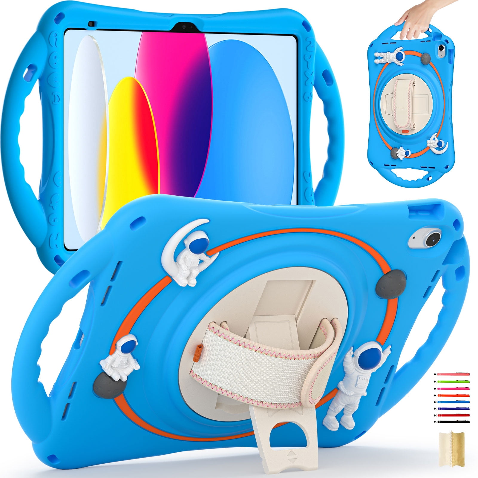 for iPad Pro 11 2022/2021/2020/2019 Shockproof Case for Kids, Heavy ...