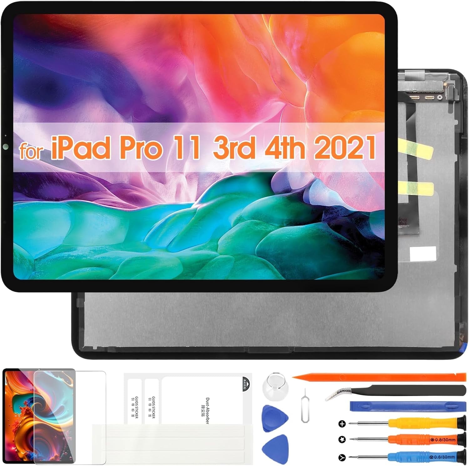 for iPad Pro 11 3rd 4th Gen Screen Replacement, LCD Display for iPad ...