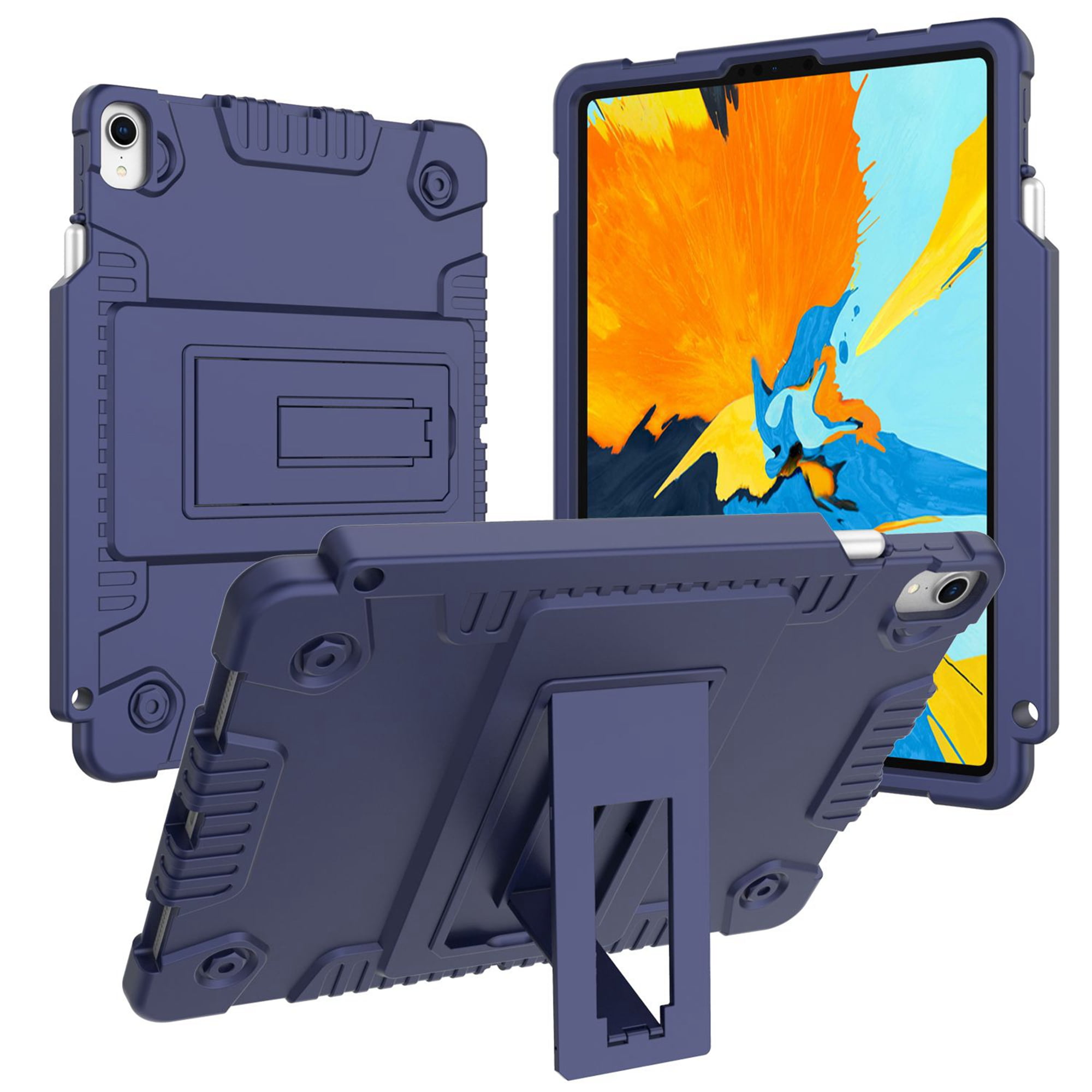 iPad Pro 11" Case 2018 Release, Dteck Shockproof Kickstand Full-body ...
