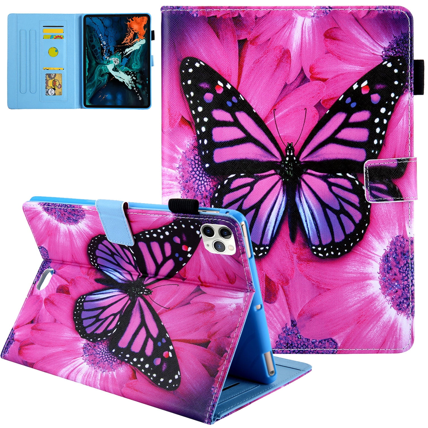iPad Pro 11 Case 2020 2nd Generation, Allytech PU Leather TPU Inner ...