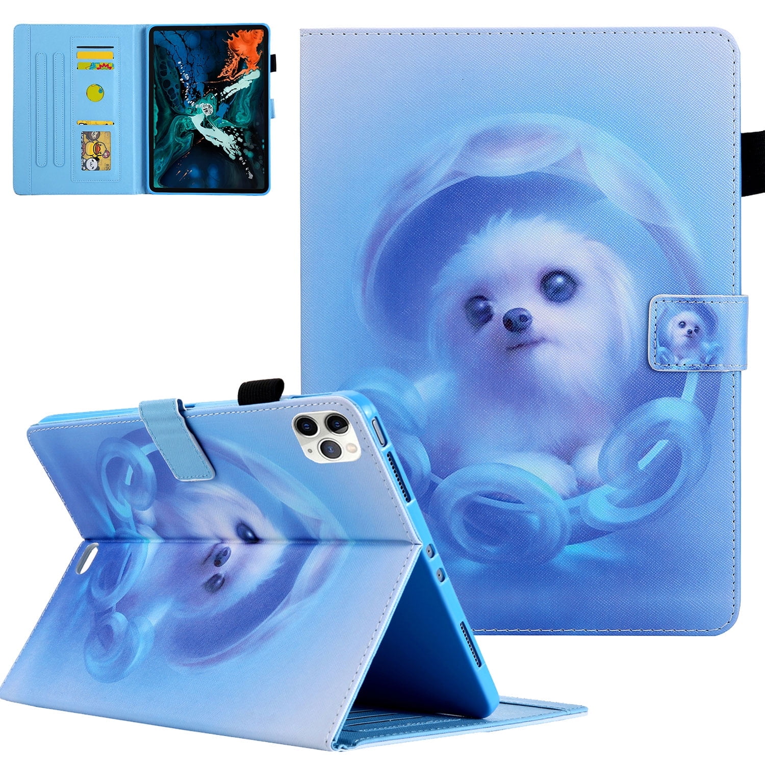 iPad Pro 11 Case 2020 2nd Generation, Allytech PU Leather TPU Inner ...