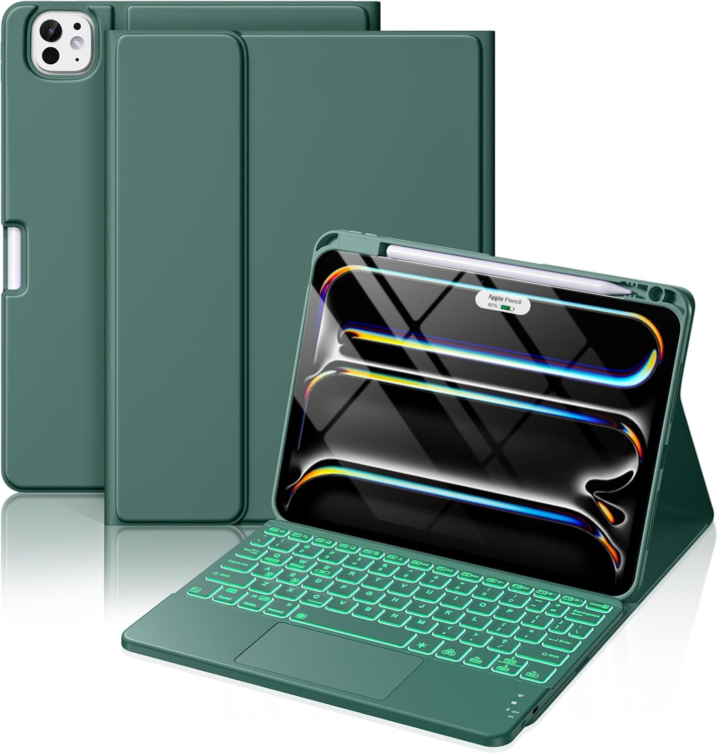 for iPad Pro 11-inch Case with Keyboard (M5/M4) - Magnetic Wireless ...