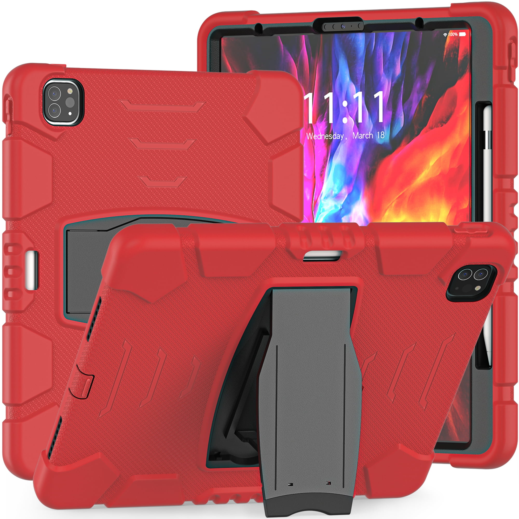 iPad Pro 12.9 inch 5th Generation 2021 Case,Dteck Shockproof Rubber ...