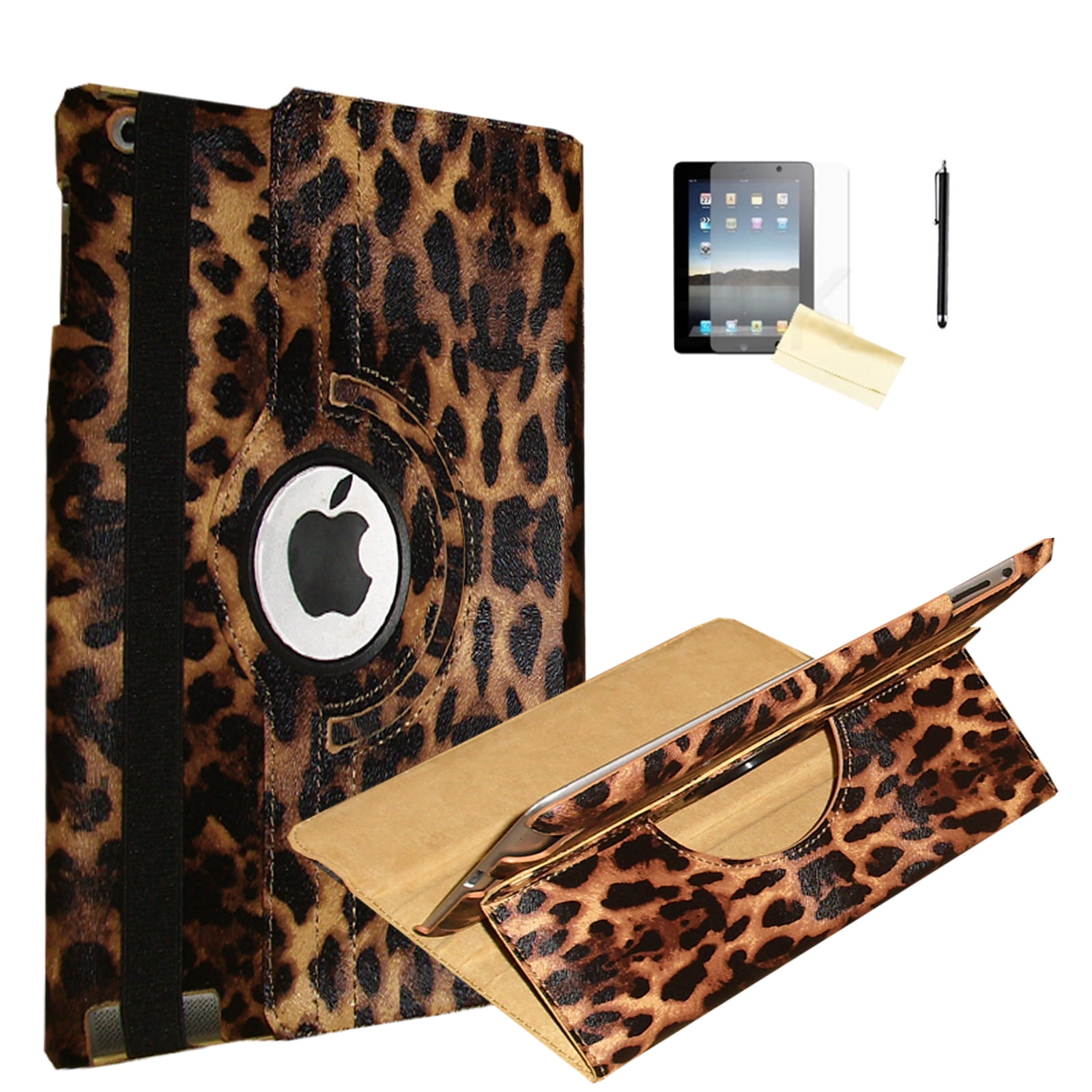 JYtrend iPad Pro 9.7 Case (2016), Rotating Stand Smart Cover with Auto ...