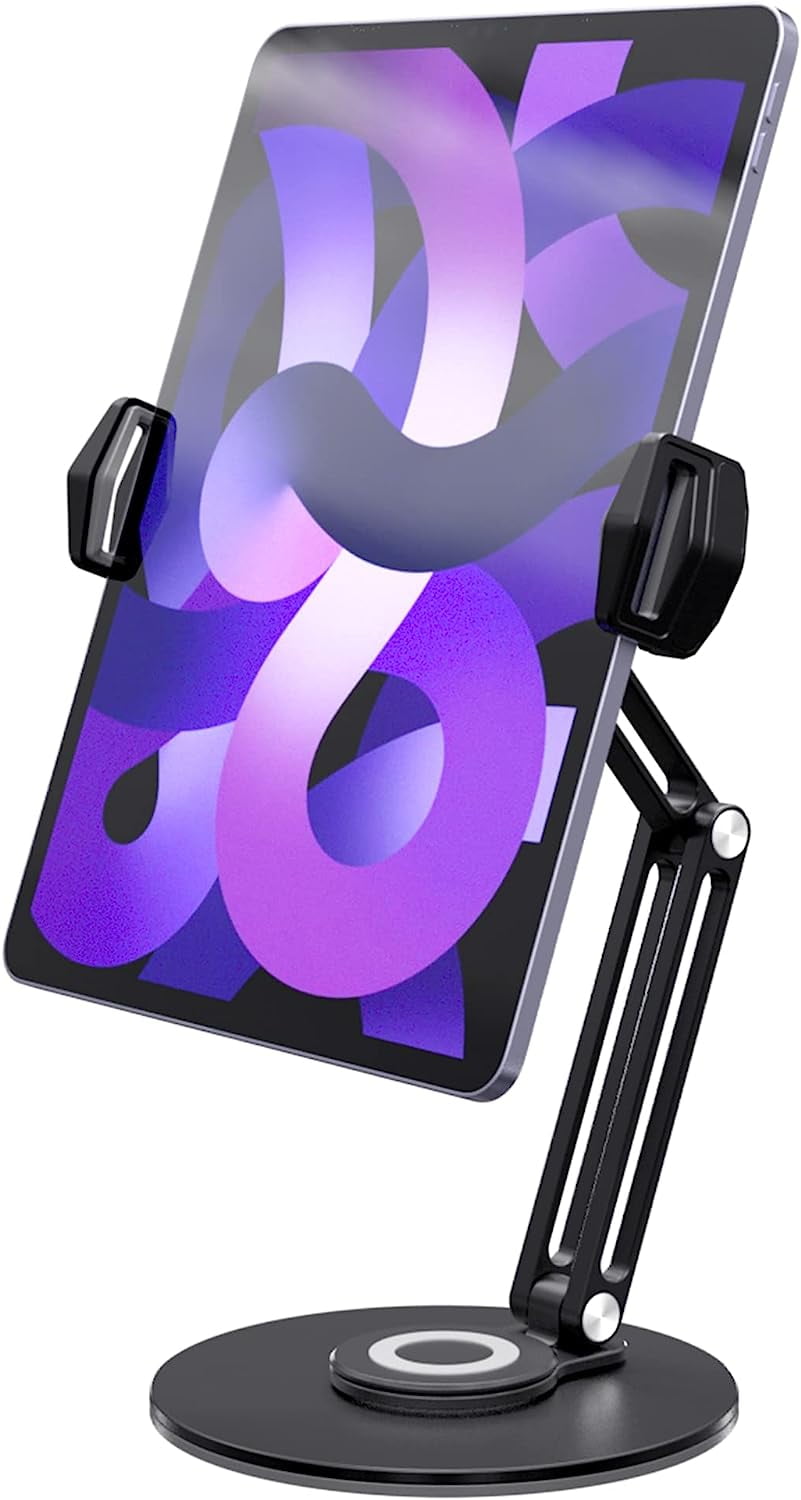 iPad Stand, 360°Rotate POS Tablet Stand, Fits 6-12.9" iPad Mini Pro ...