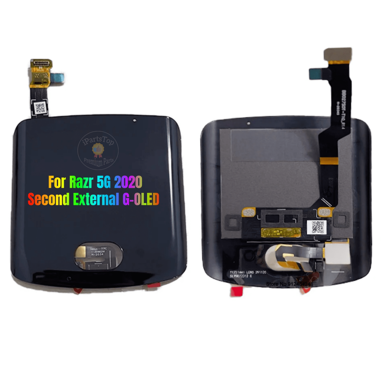 iParts Replacement Small Screen Compatible With Motorola Razr 5G 2020 ...