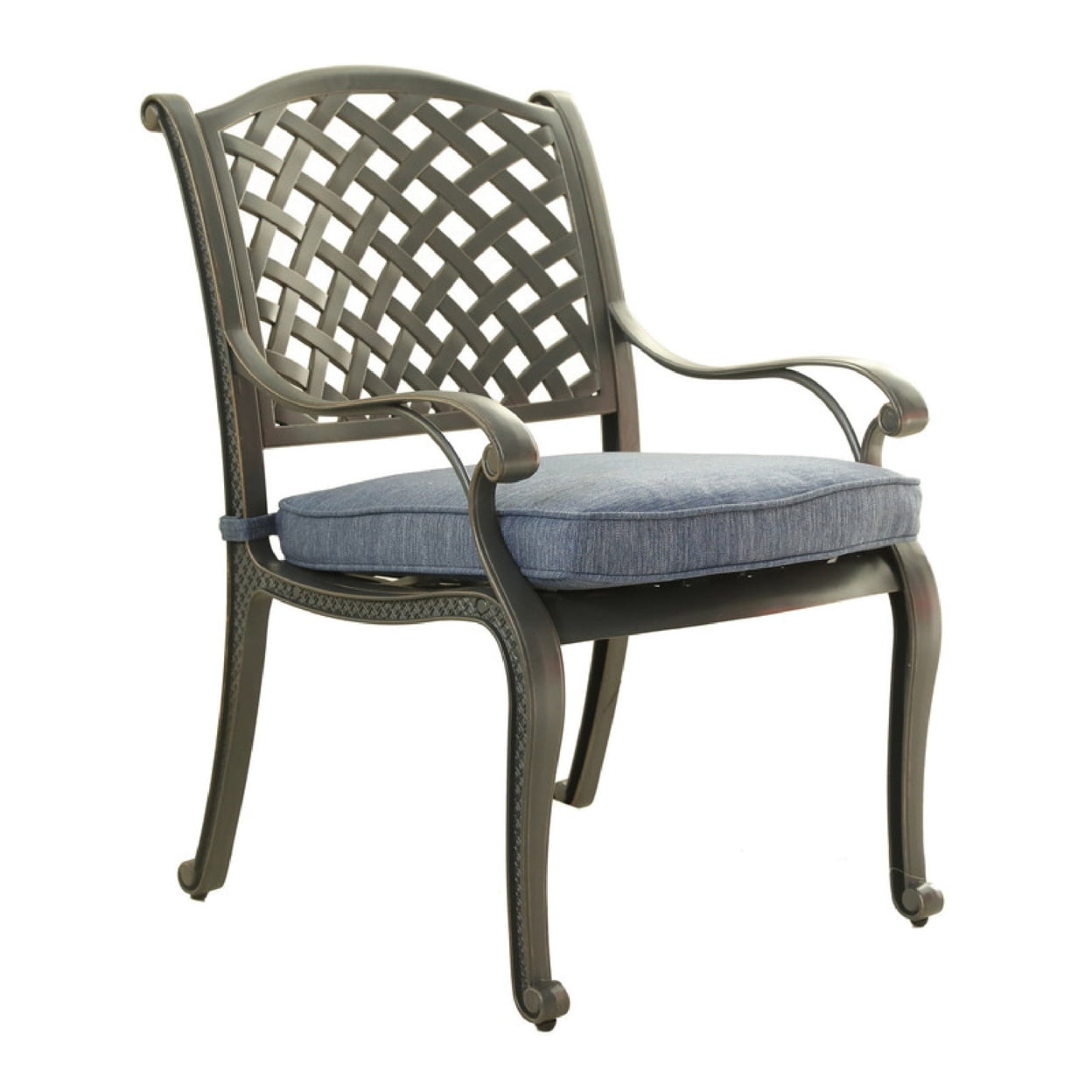 iPatio Outdoor Dining Chair with Cushion: Weather-resistant, Rust-proof ...