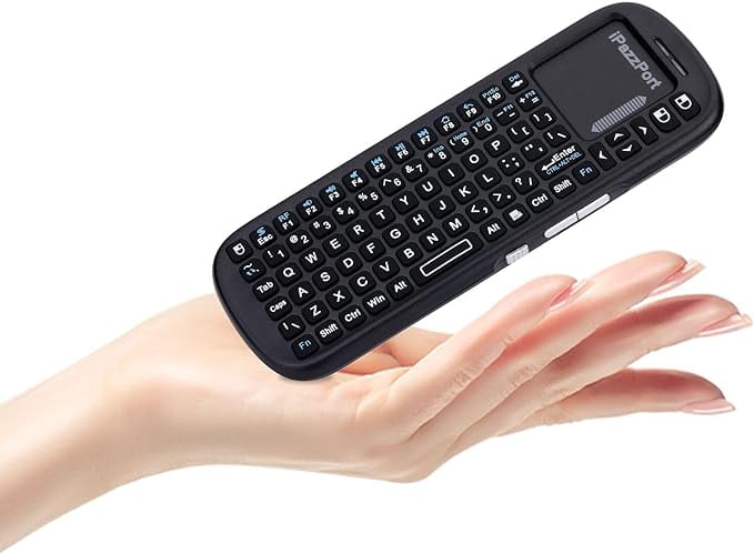 Ipazzport 2 4ghz Wireless Mini Keyboard With Touchpad Mouse Combo For Android Tv Box Pc Tablet