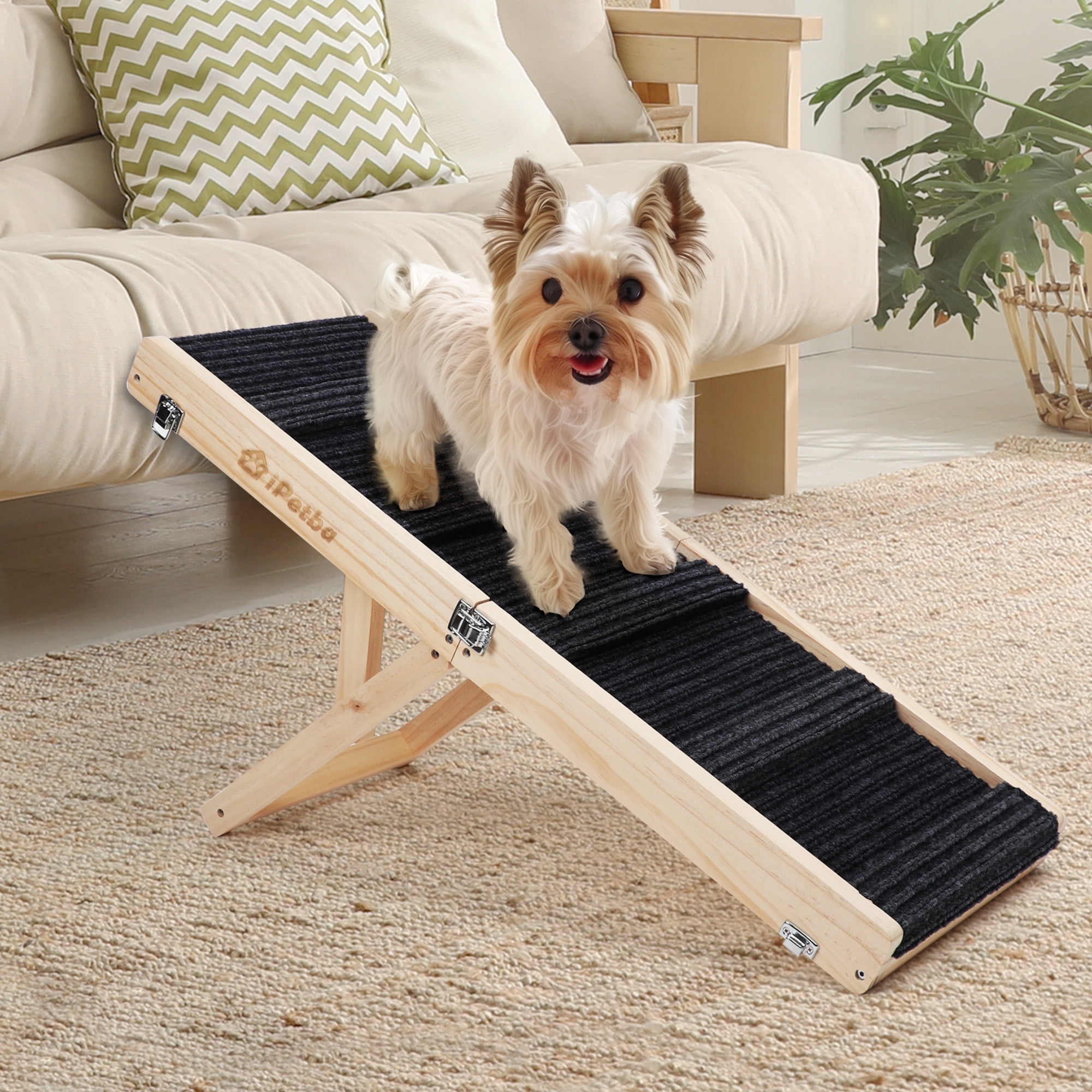 iPetba Dog Ramp for Couch Bed Foldable Dog Ramps for Small Dogs ...