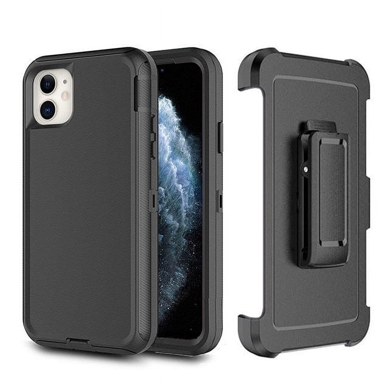 iPhone 11 (6.1") Shockproof Heavy Duty Full Body Protection Hybrid ...