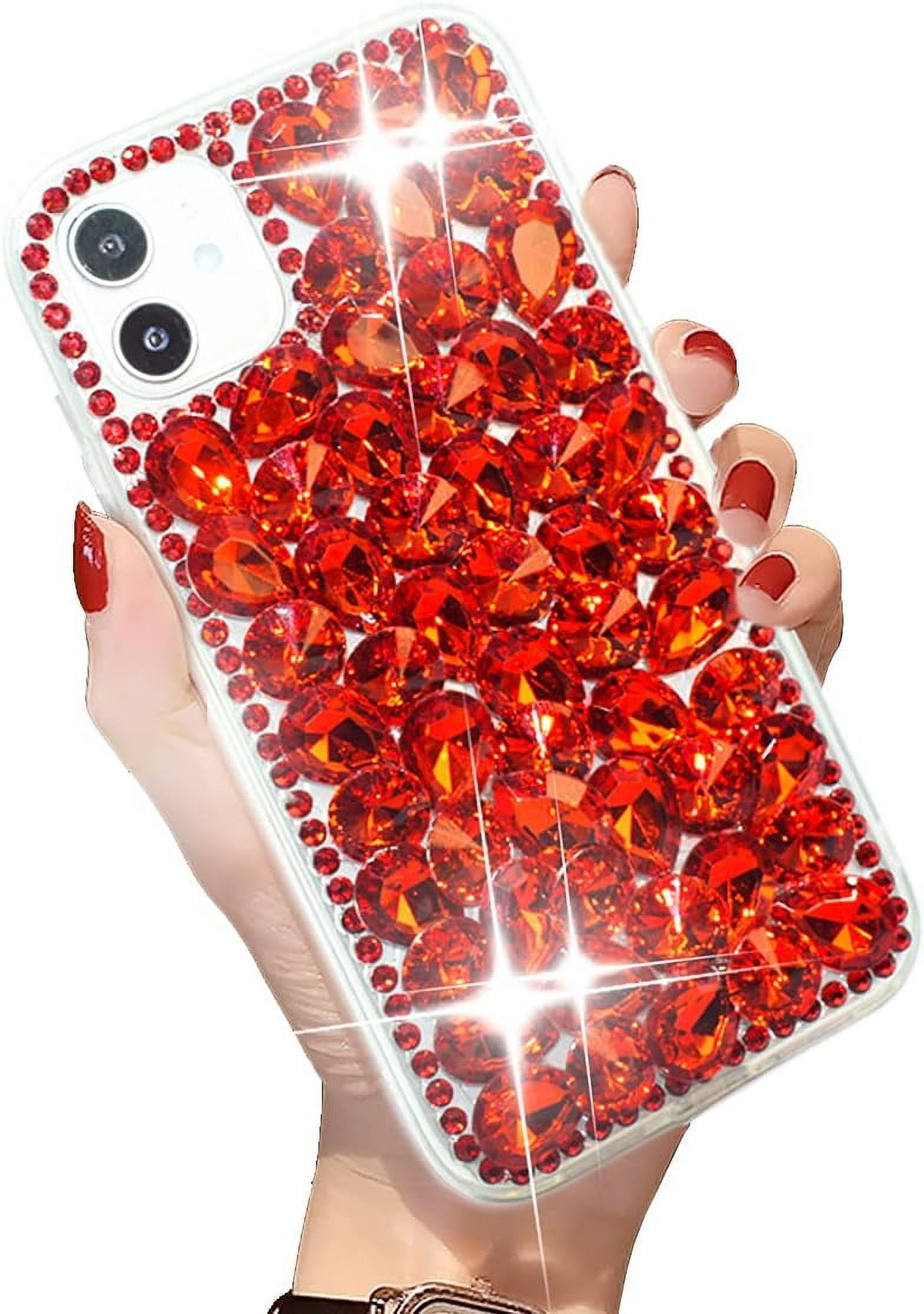 iPhone 11 Bling Glitter Case,Luxury Shiny Diamond Crystal Rhinestone ...