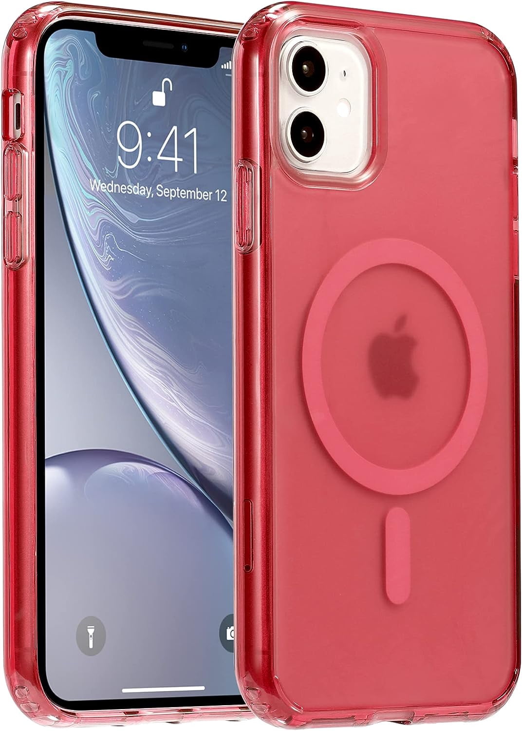 for iPhone 11 Magnetic Case, Built in Magnets Compatible with MagSafe ...