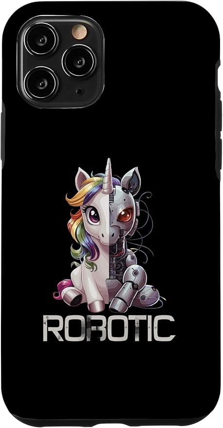 iPhone 11 Pro Funny Unicorn Robot Robotic Cuddling Cyborg Case ...