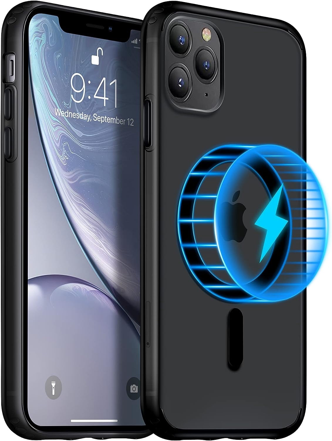 for iPhone 11 Pro Magnetic Case, Built in Magnets Compatible with ...