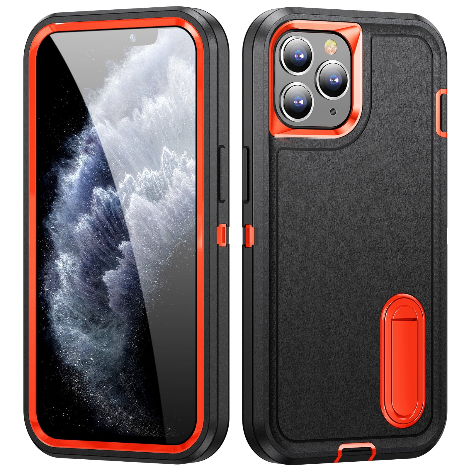 for iPhone 11 Pro Max Case Kickstand Durable 3-Layer Military Grade ...