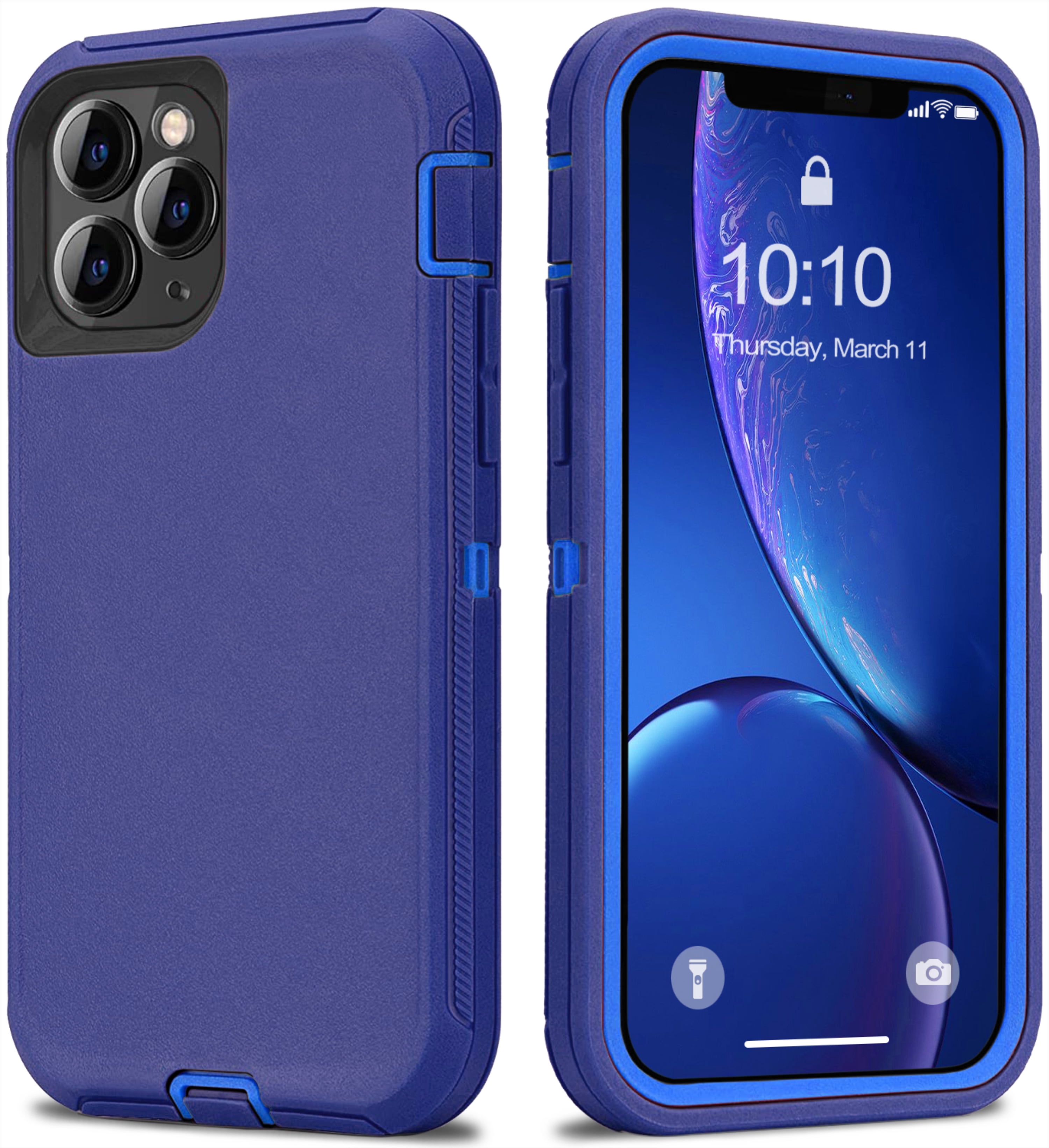 iPhone 11 Pro Max Case Shockproof Dust/Drop Proof 3 in 1 Full Body ...