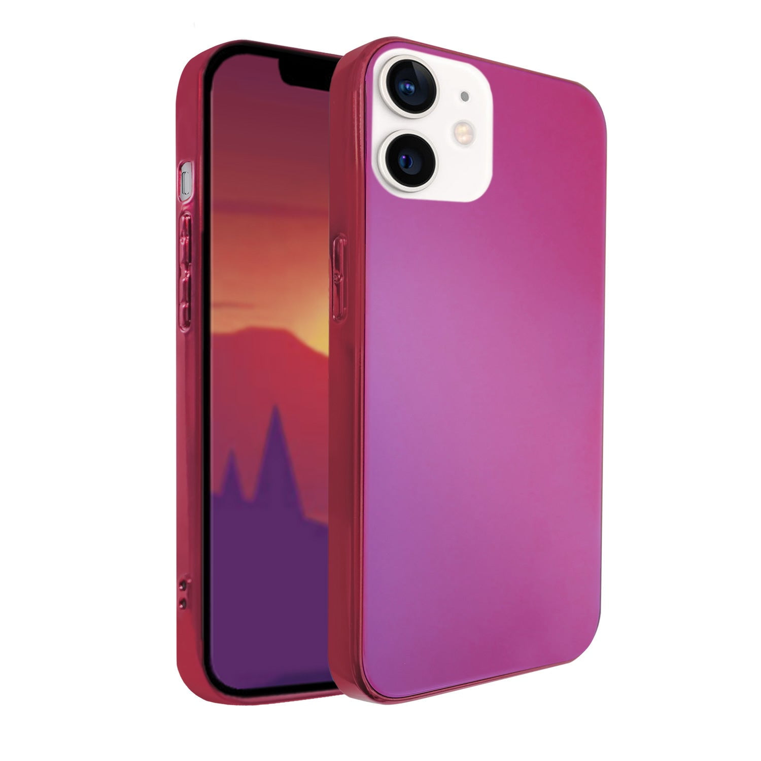 iPhone 12 Case - Colored Reflective Mirror - Walmart.com