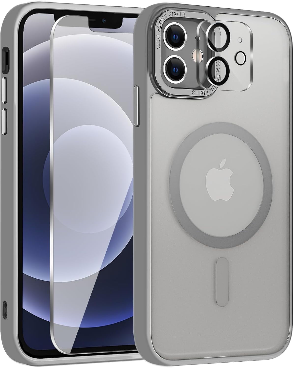 for iPhone 12 Case, Phone Case iPhone 12 Magnetic Case [Compatible with ...