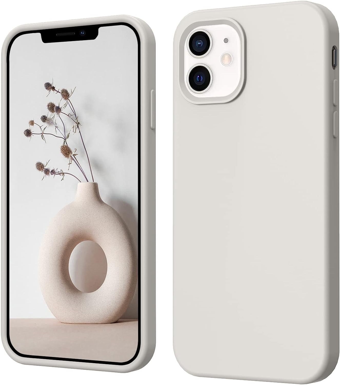 iPhone 12 Case, Phone Case iPhone 12 Pro, Slim Thin Soft Silicone Gel ...