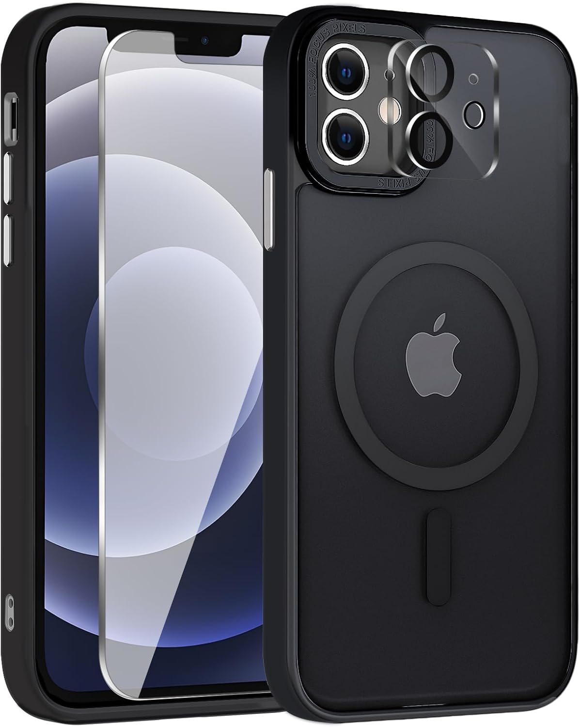 for iPhone 12 Case, Phone Case iPhone 12 Magnetic Case [Compatible with ...