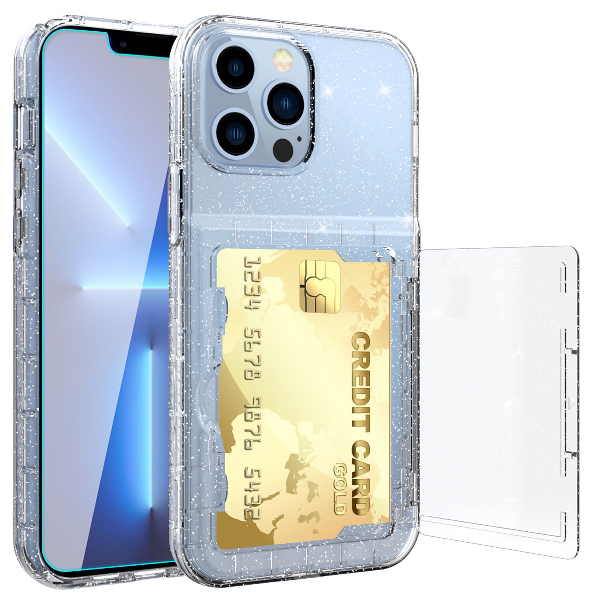 iPhone 12 Case with Tempered Glass Screen Protector, iPhone 12 Pro Case ...