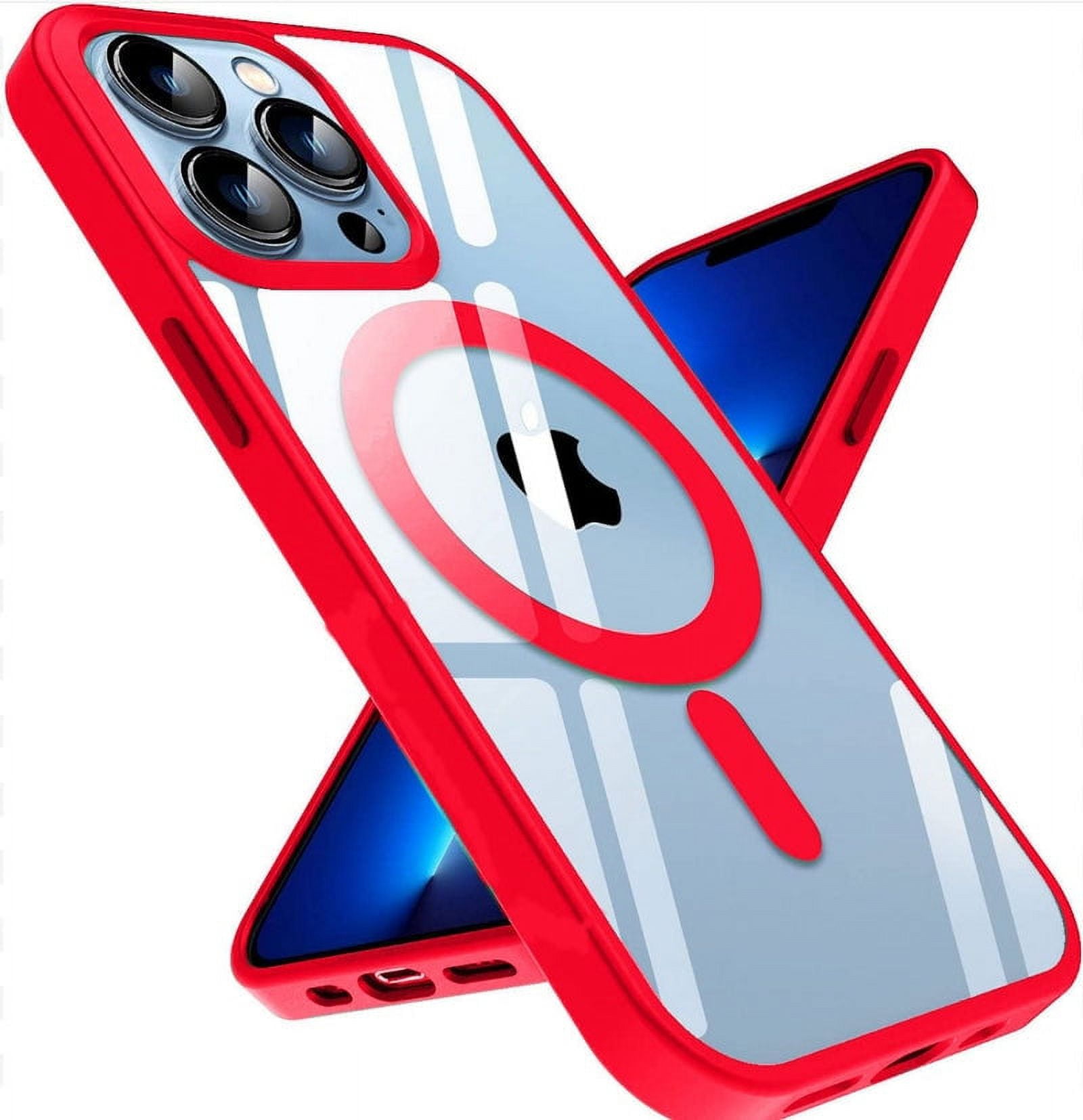 iPhone 12 Pro Magnetic Clear Case, Shockproof, Anti-Scratch, Anti ...