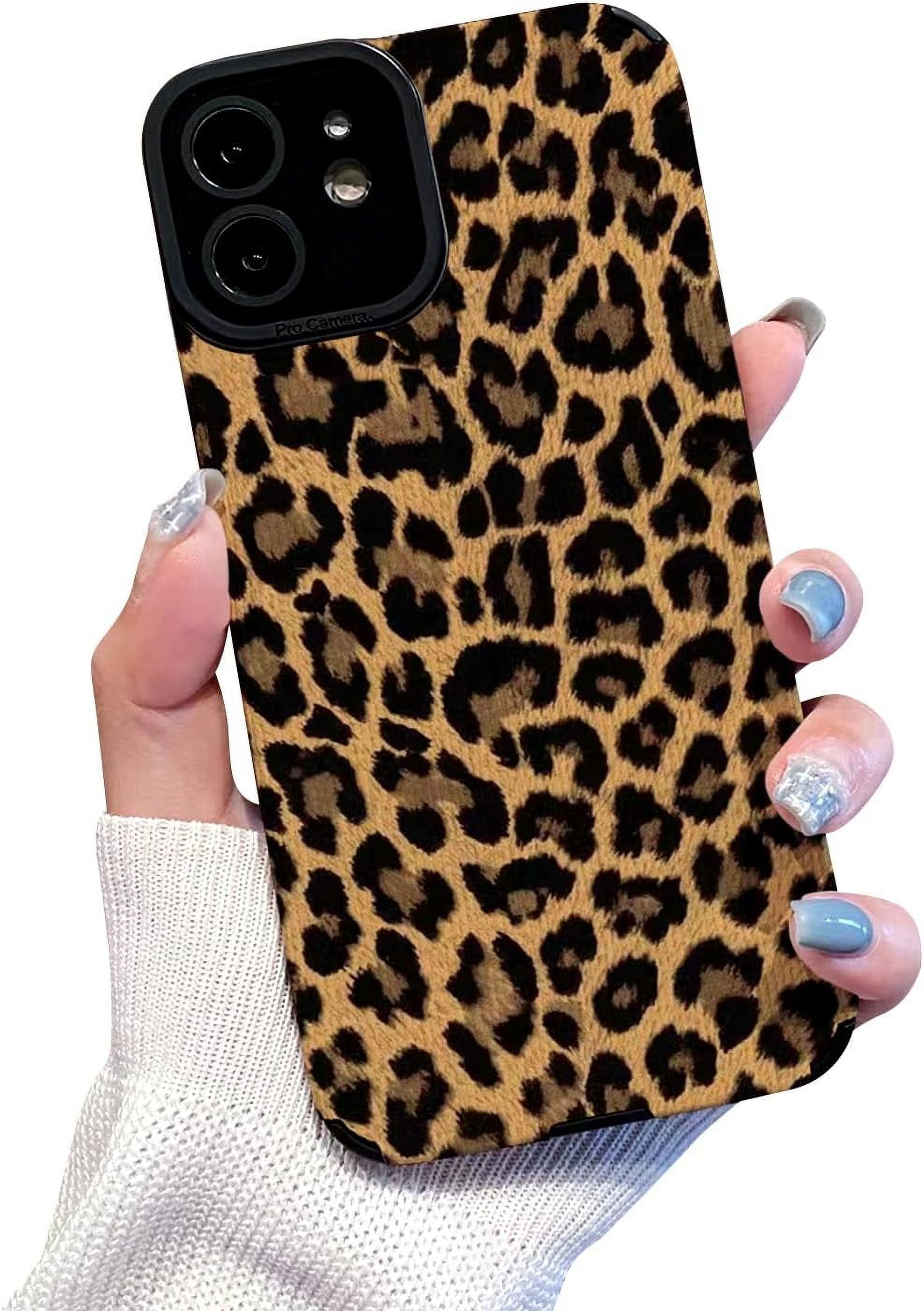 iPhone 12 Leopard Brown Cell Phone Case - Walmart.com