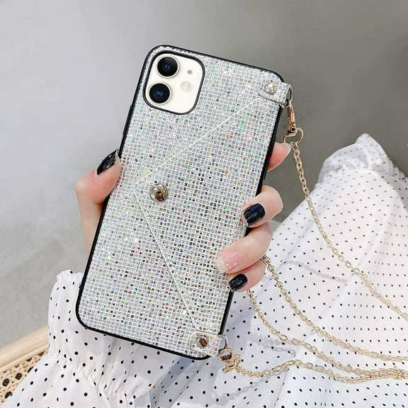 Compatible withiPhone 15 Bling Case, Glitter Diamond Sequins Case Small ...