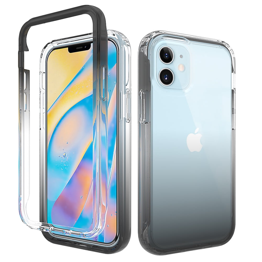 For iPhone 12 Mini Case - 5.4 inch Full Body Clear Bumper Protection ...