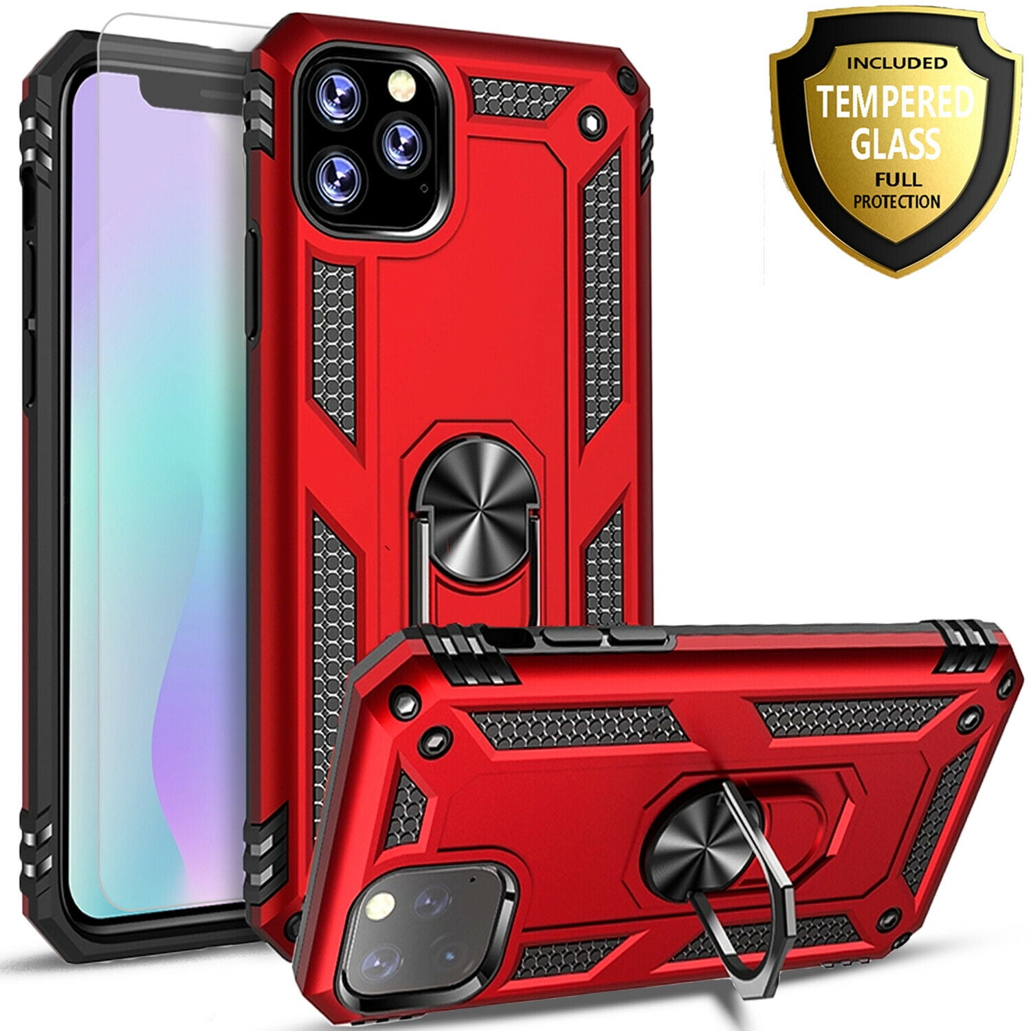 iPhone 12 Mini Case, With [Tempered Glass Screen Protector Included ...