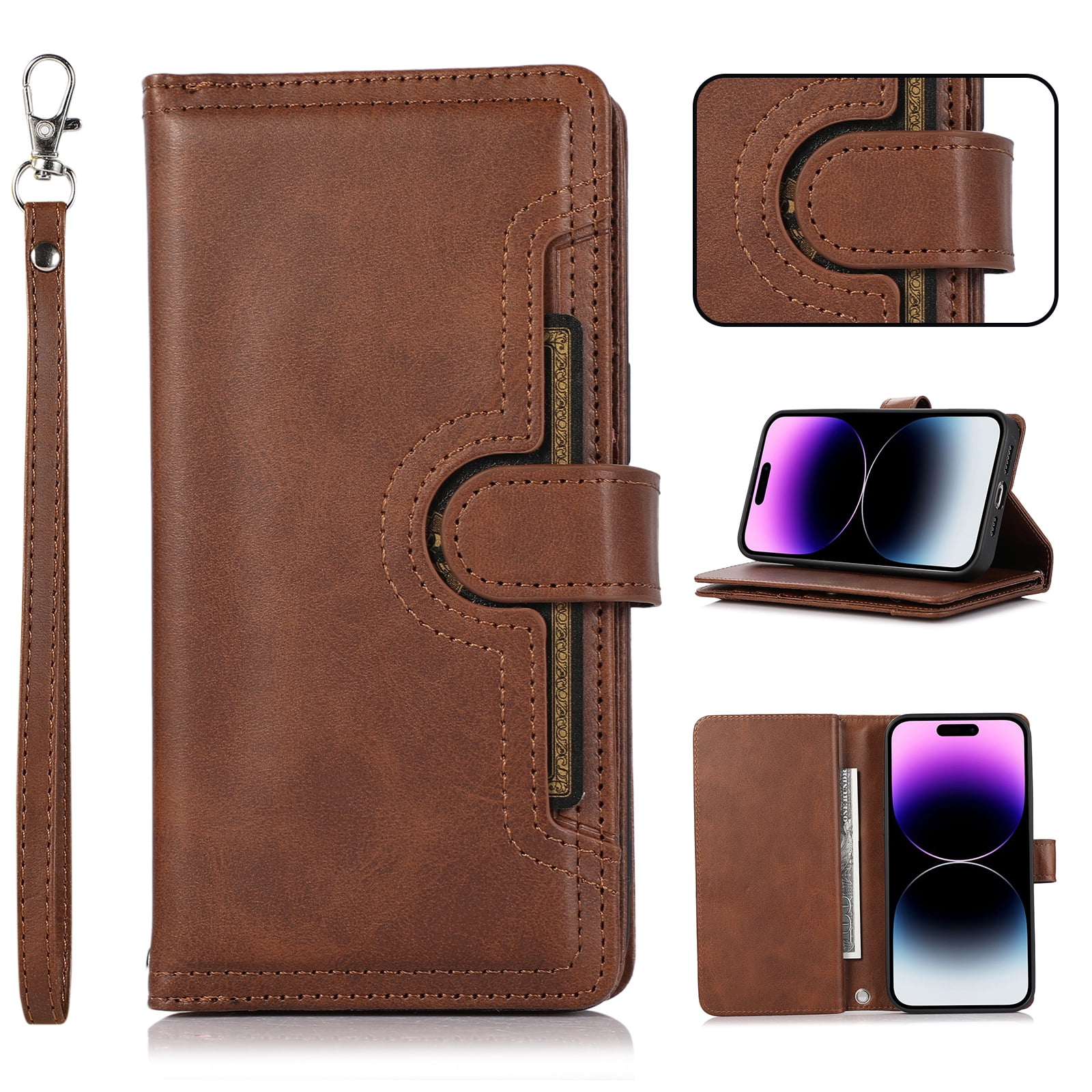 for iPhone 12 Mini Phone Case,for iPhone 12 Mini Wallet Case RFID ...