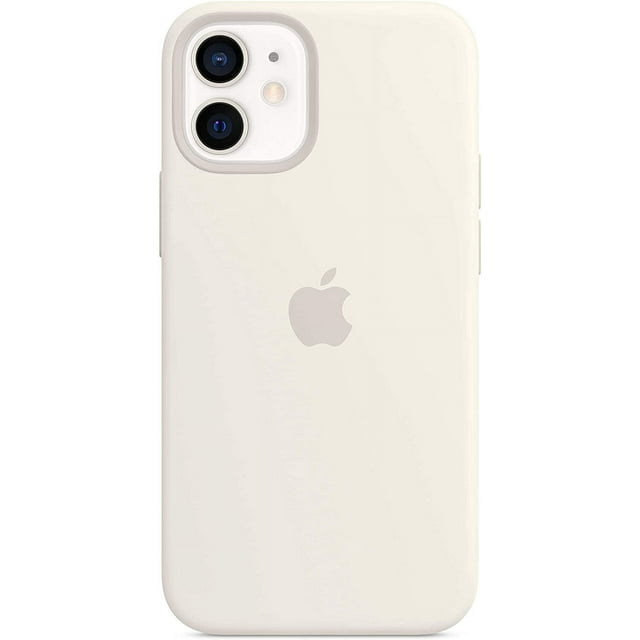 iPhone 12 Mini Silicone Case with MagSafe - White - Walmart.com