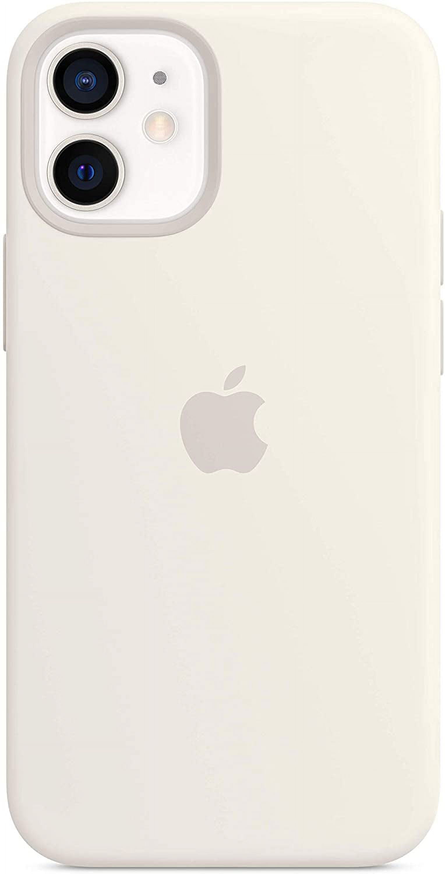 iPhone 12 Mini Silicone Case with MagSafe - White - Walmart.com