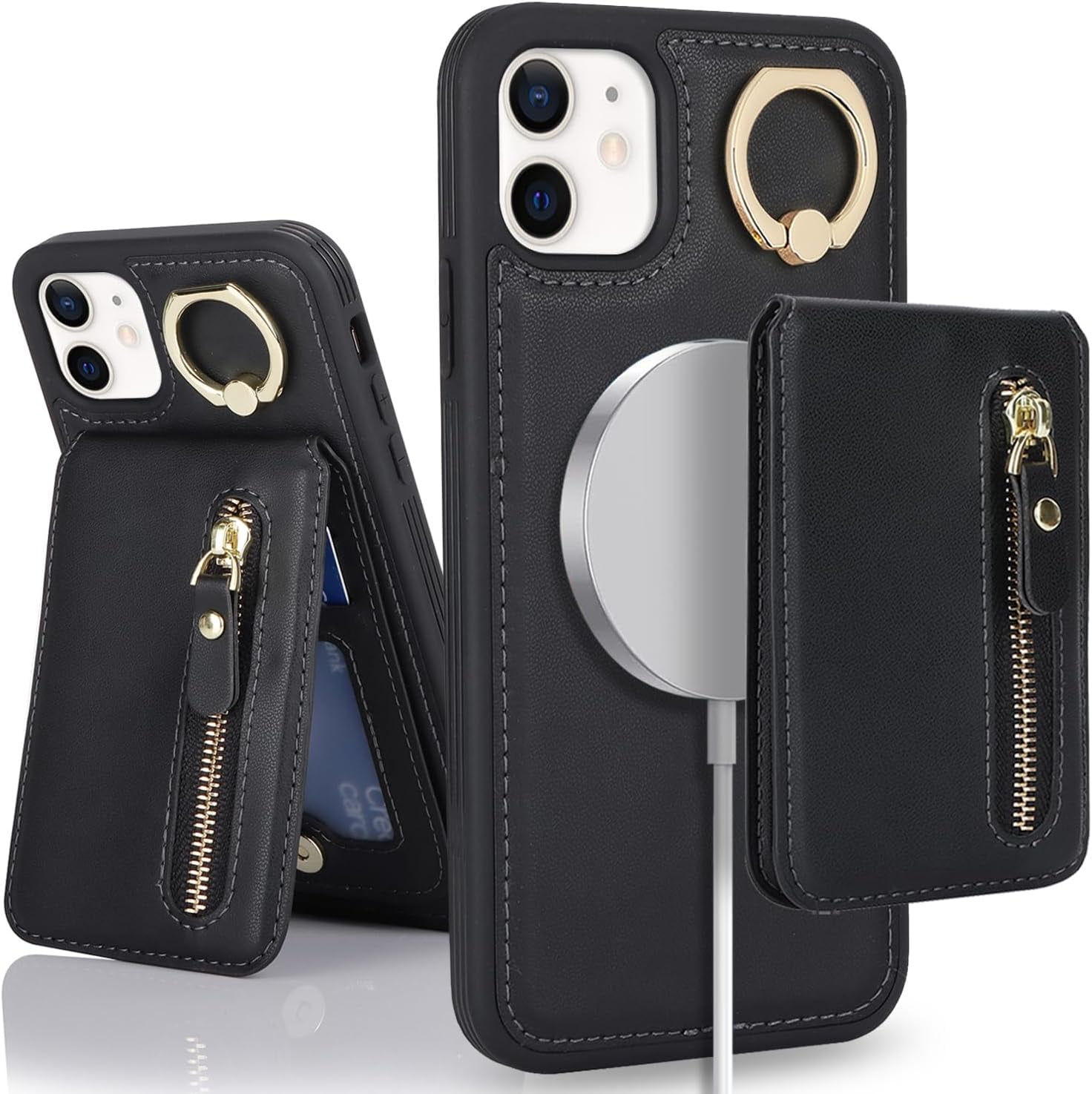 iPhone 12 Mini case with Card Holder, iPhone 12 Mini Phone Case Wallet ...