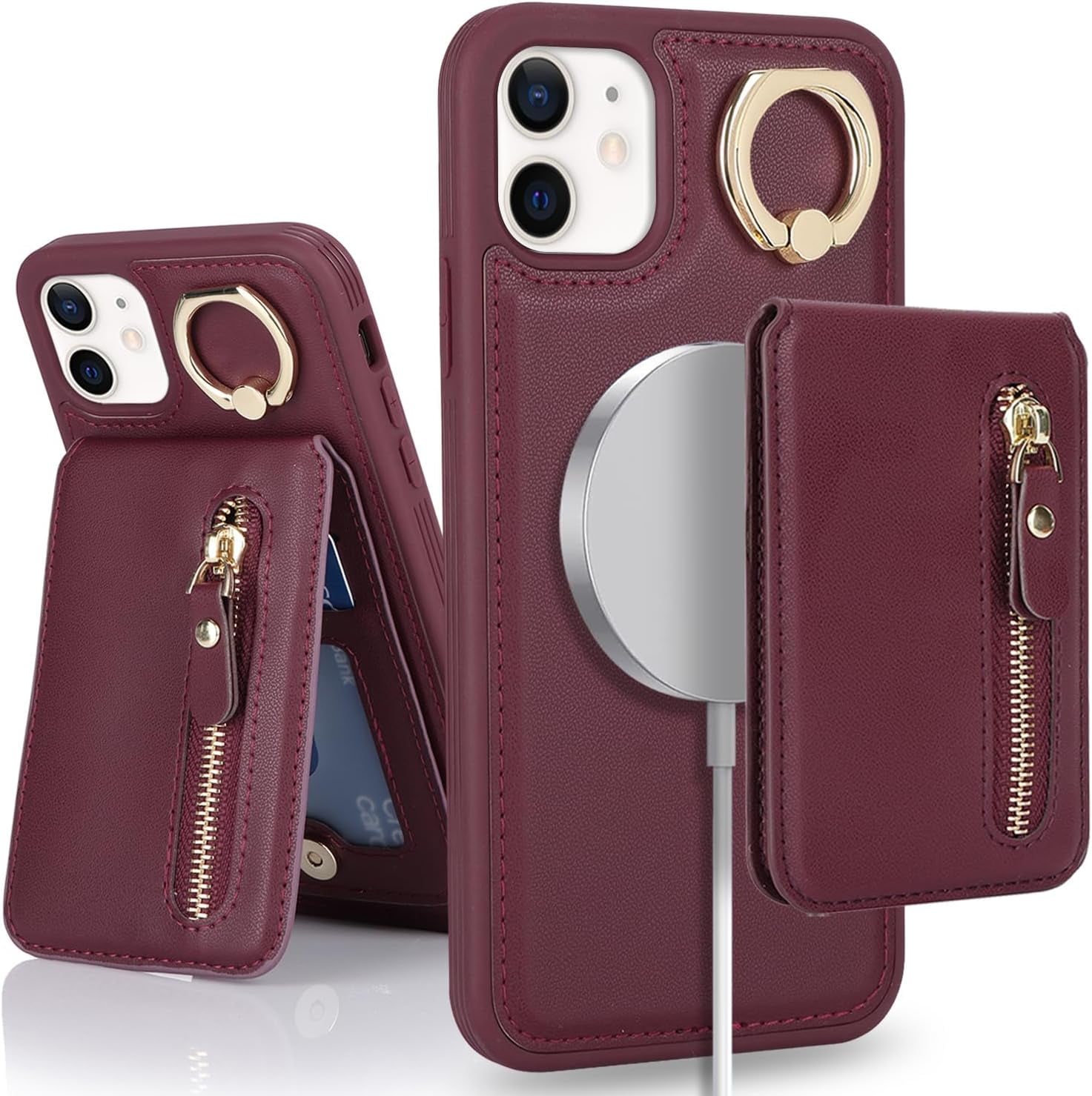 iPhone 12 Mini case with Card Holder, iPhone 12 Mini Phone Case Wallet ...