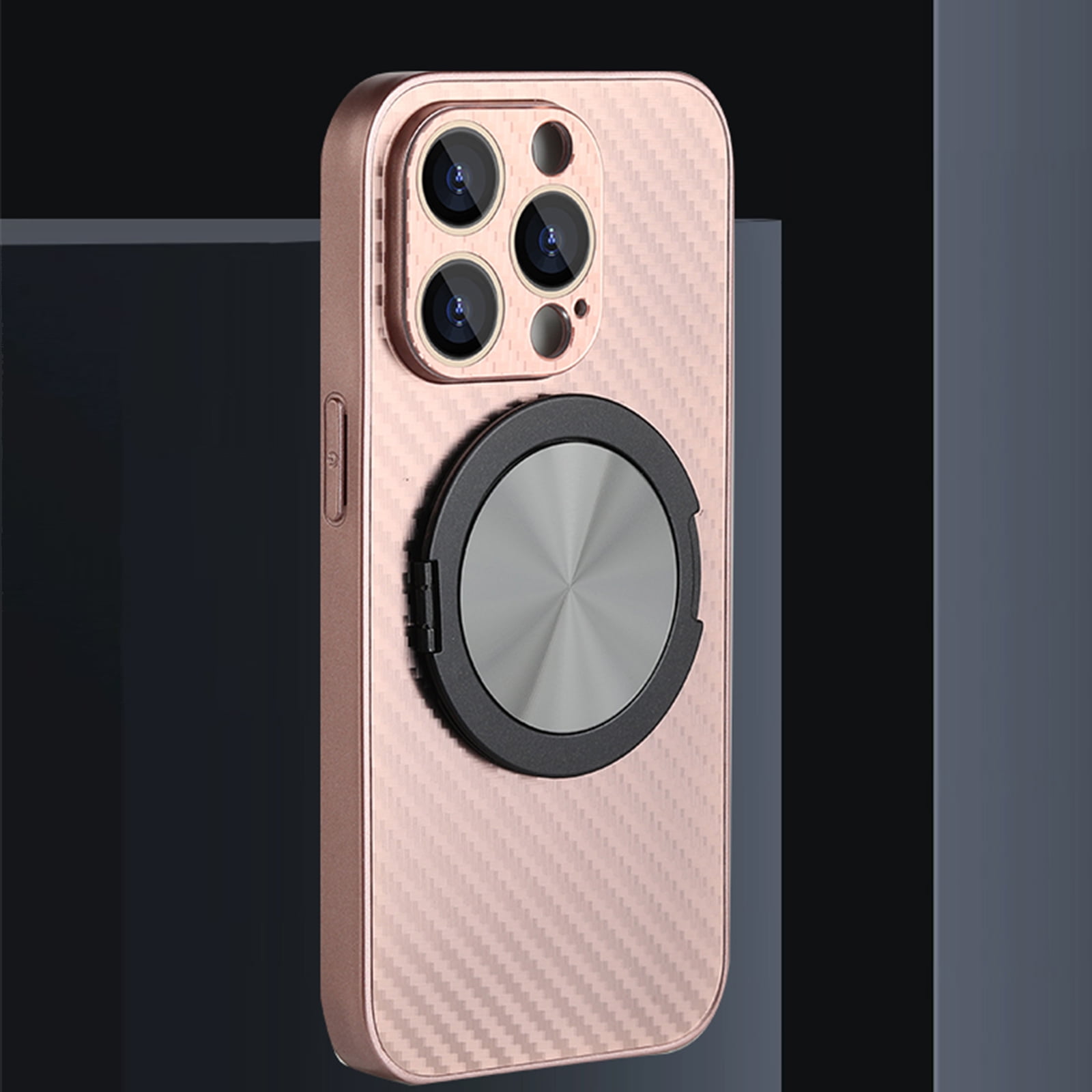 for iPhone 12 Pro Case with Magnetic Invisible Ring Stand [Full Camera ...