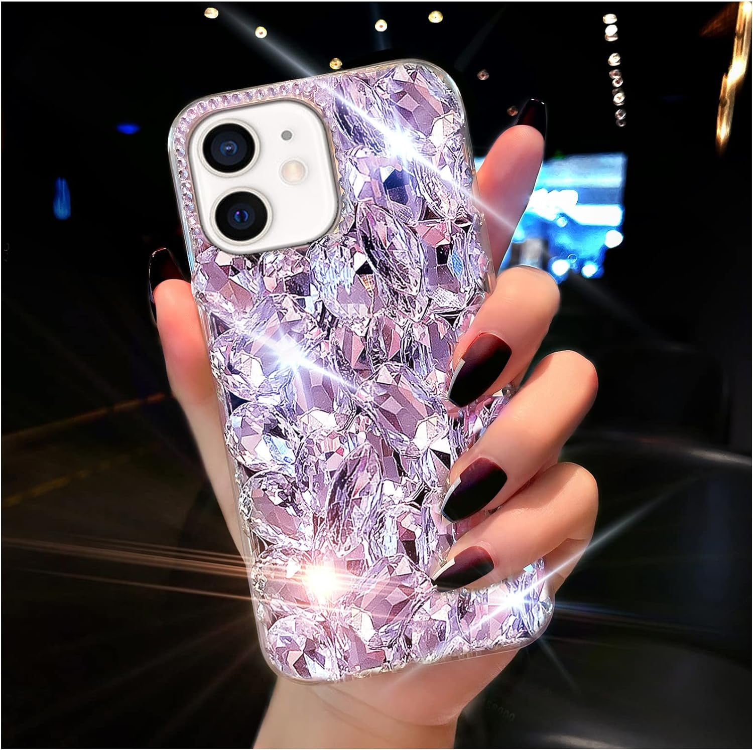 for iPhone 12 & iPhone 12 Pro Case for Women，Very Shiny Luxury Bling ...