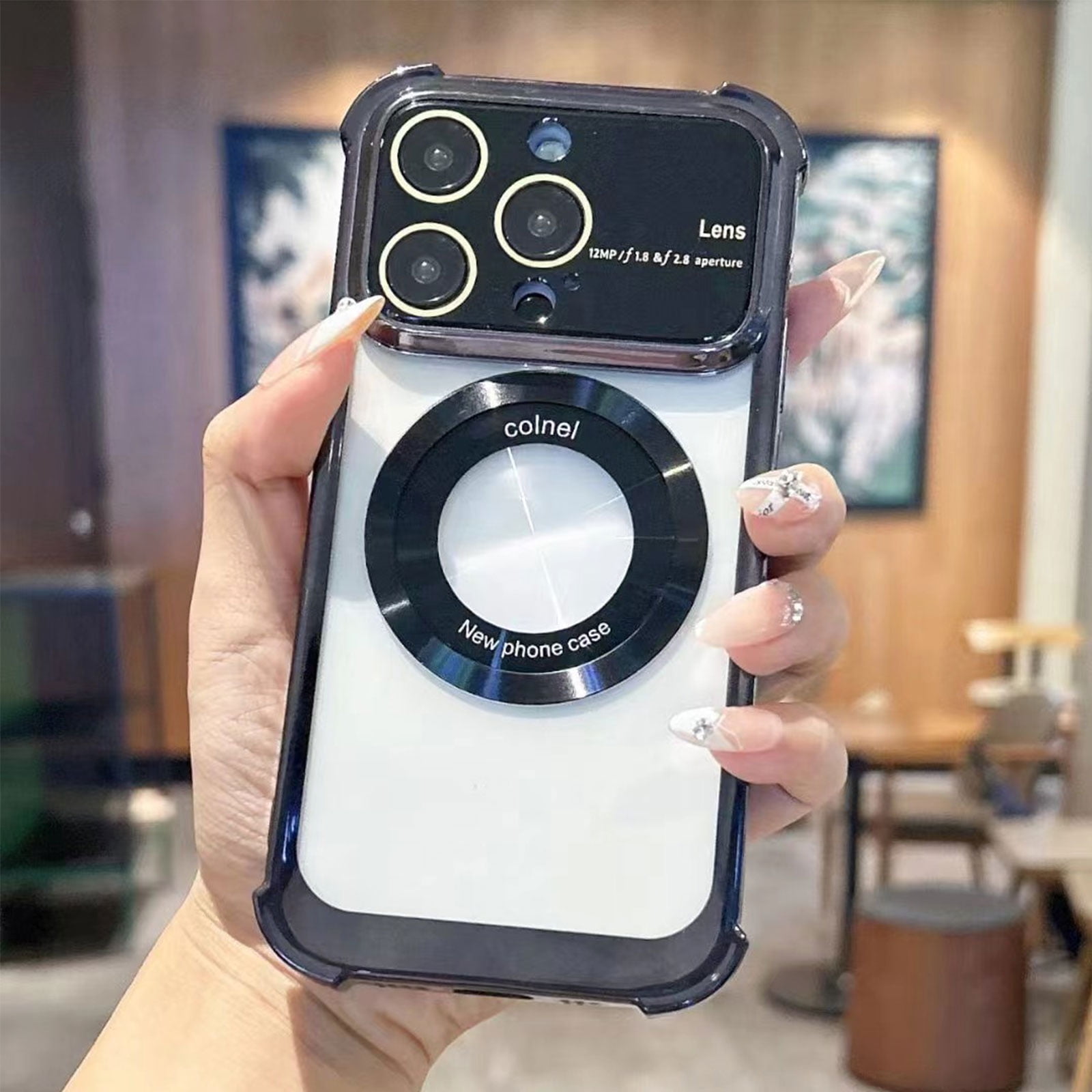 for iPhone 12 Pro Magnetic Clear Case, [Compatible with Magsafe] Big ...