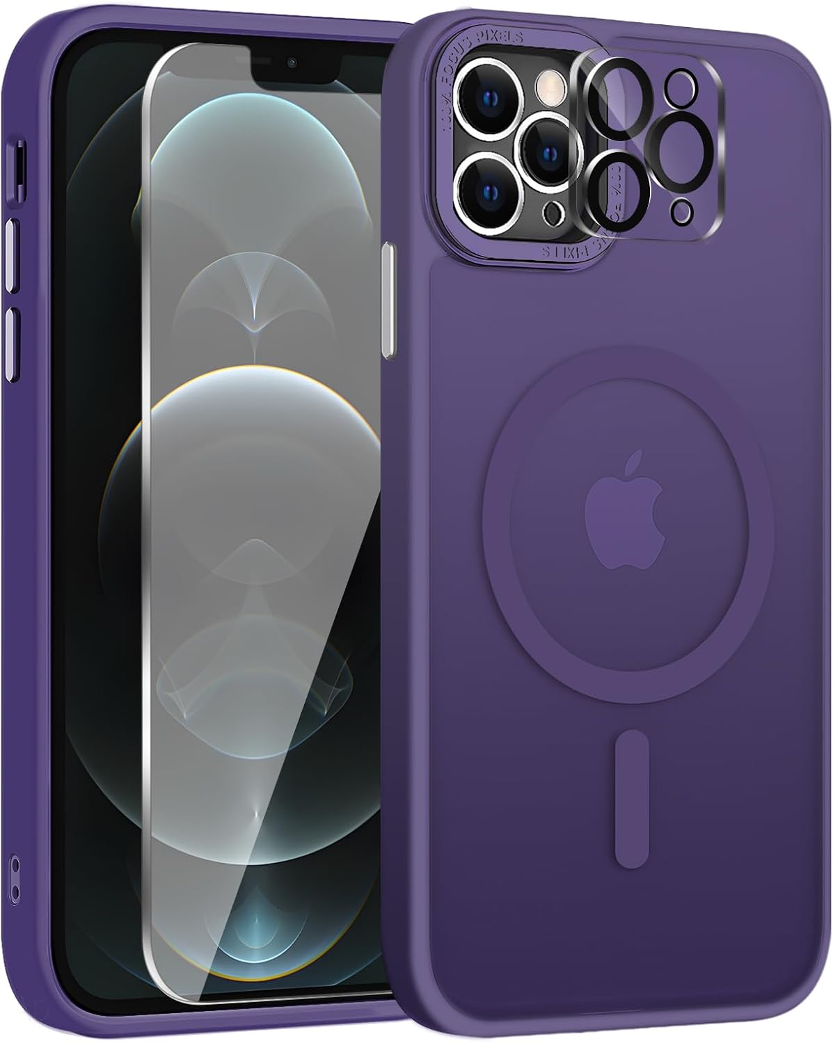 for iPhone 12 Pro Max Case, Phone Case iPhone 12 Pro Max Magnetic ...