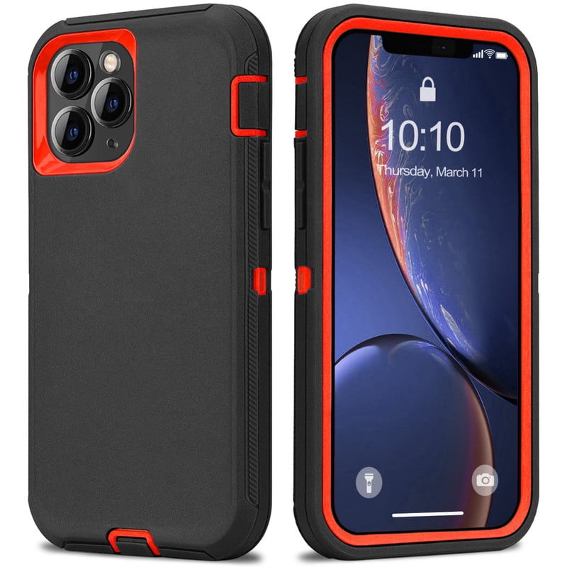 iPhone 12 Pro Max Case Shockproof Dust/Drop Proof 3 in 1 Full Body ...